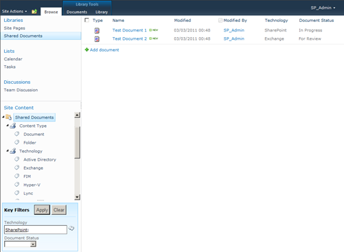 Prakash's SharePoint Blog: Configuring metadata navigation settings on ...